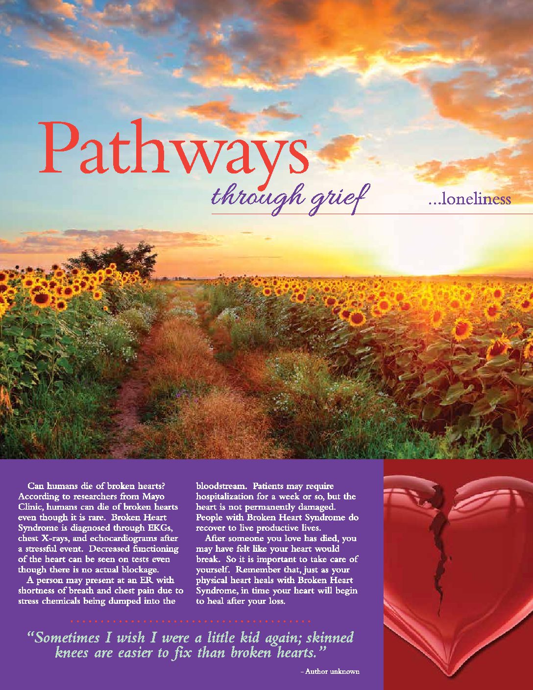 Pathways – No. 2 “Loneliness” (Pack of 100) – Tootleville Publishing